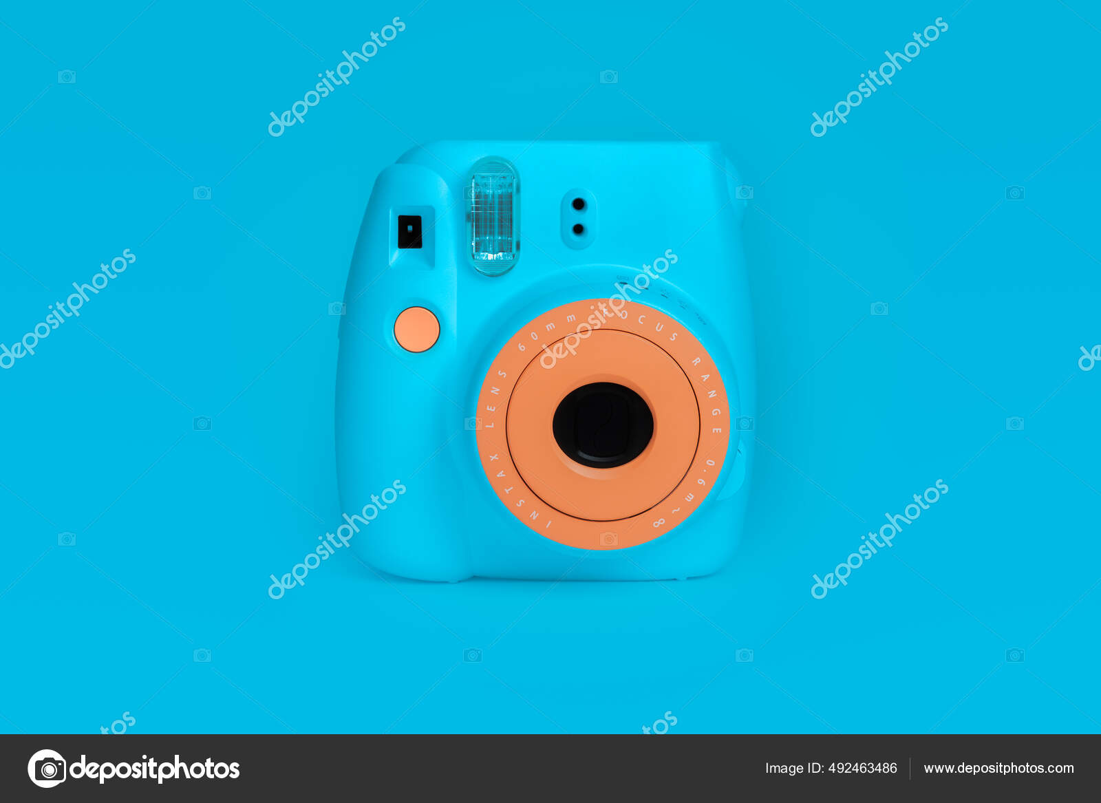 Blue Polaroid Camera Fujifilm
