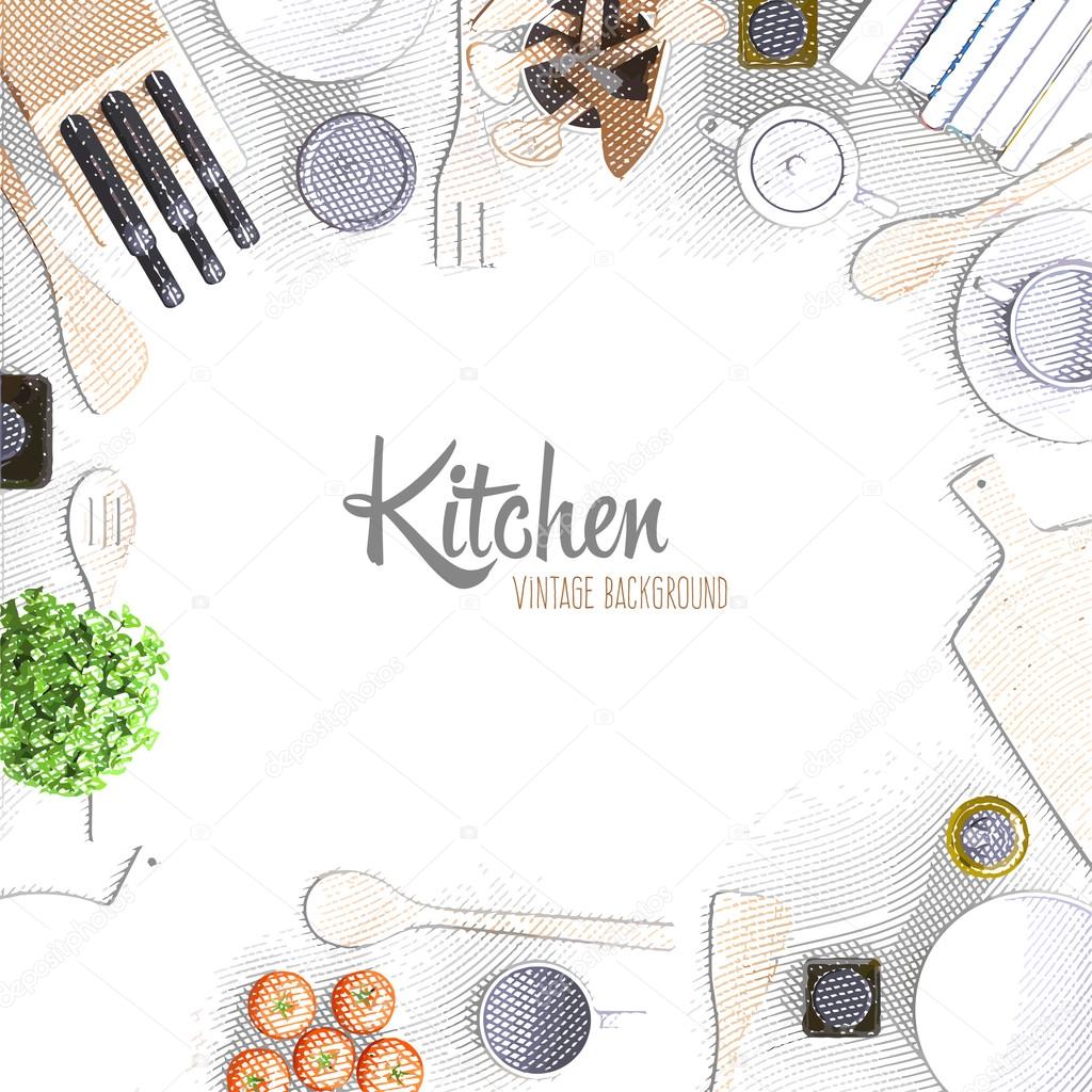 Background Kitchen Appliances