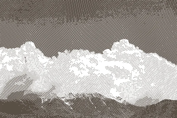 Vintage sky clouds engraving Stock Vector Image by ©vvvisual #114846906