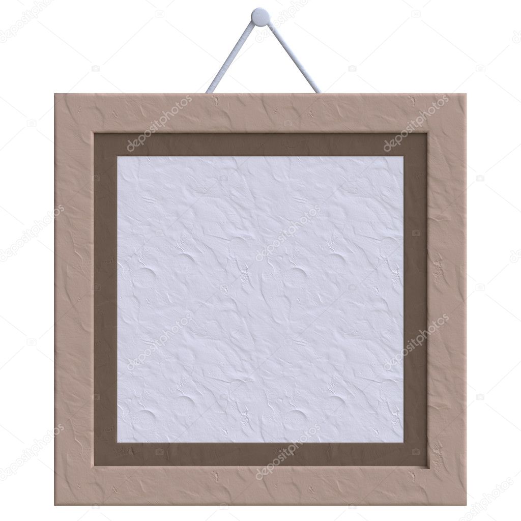 Cartoon frame in plasticine or clay style. — Stock Photo © vvvisual ...