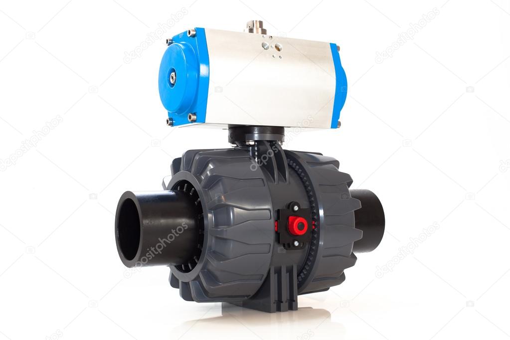 Automated pvc valve Stock Photo by ©boydriessen 102814974