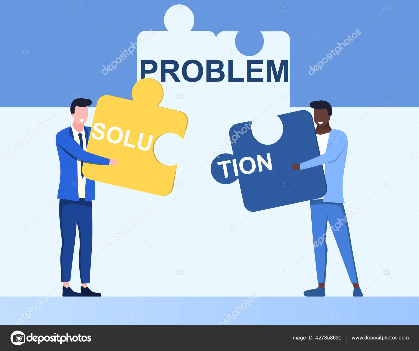 Problem and solution concept Stock Vector Image by ©mentalmind #427858630