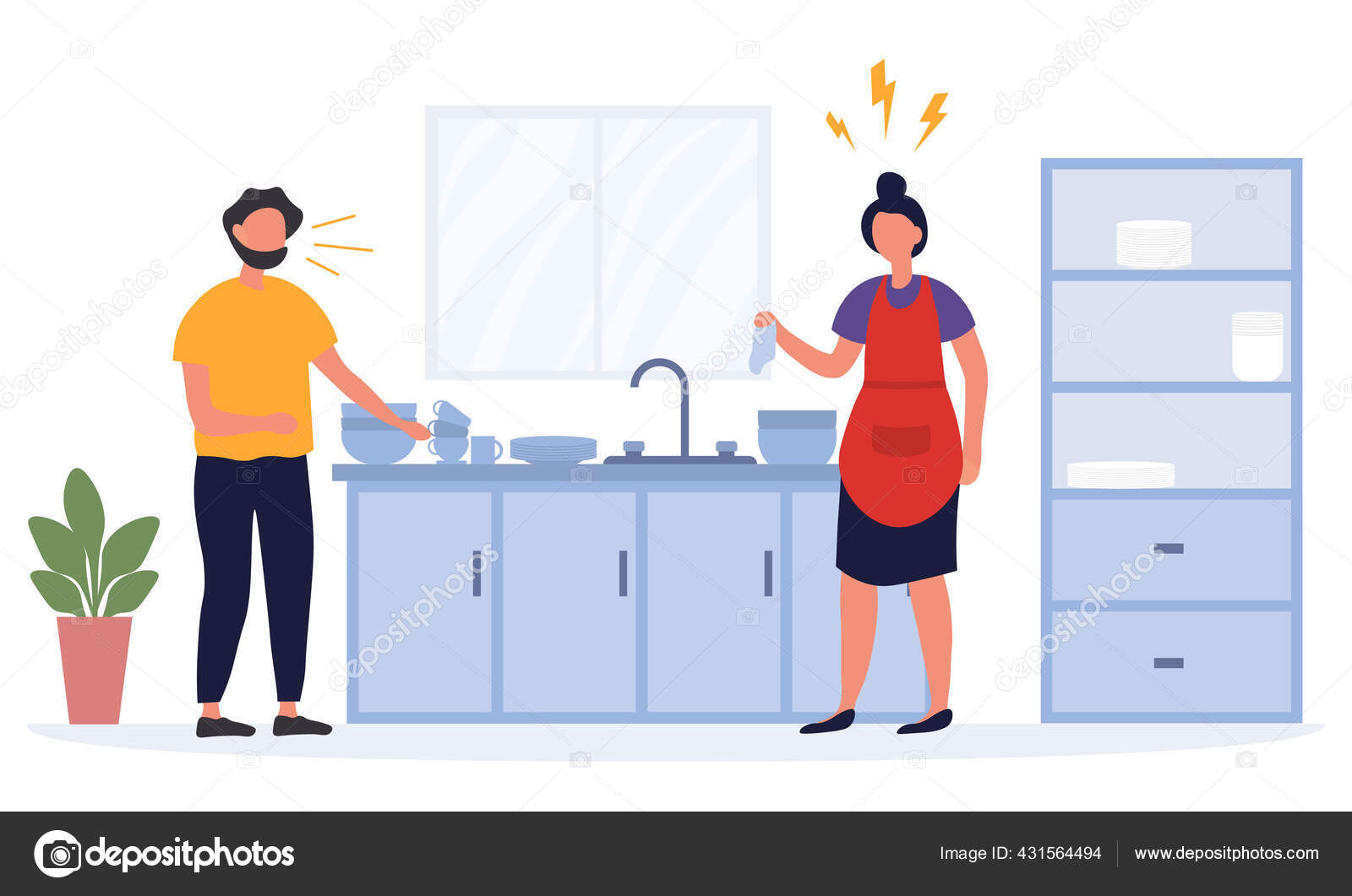 Problems in family concept Stock Vector by ©mentalmind 431564494