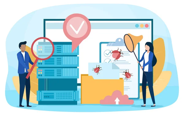 Software testing bugs Vector Art Stock Images | Depositphotos