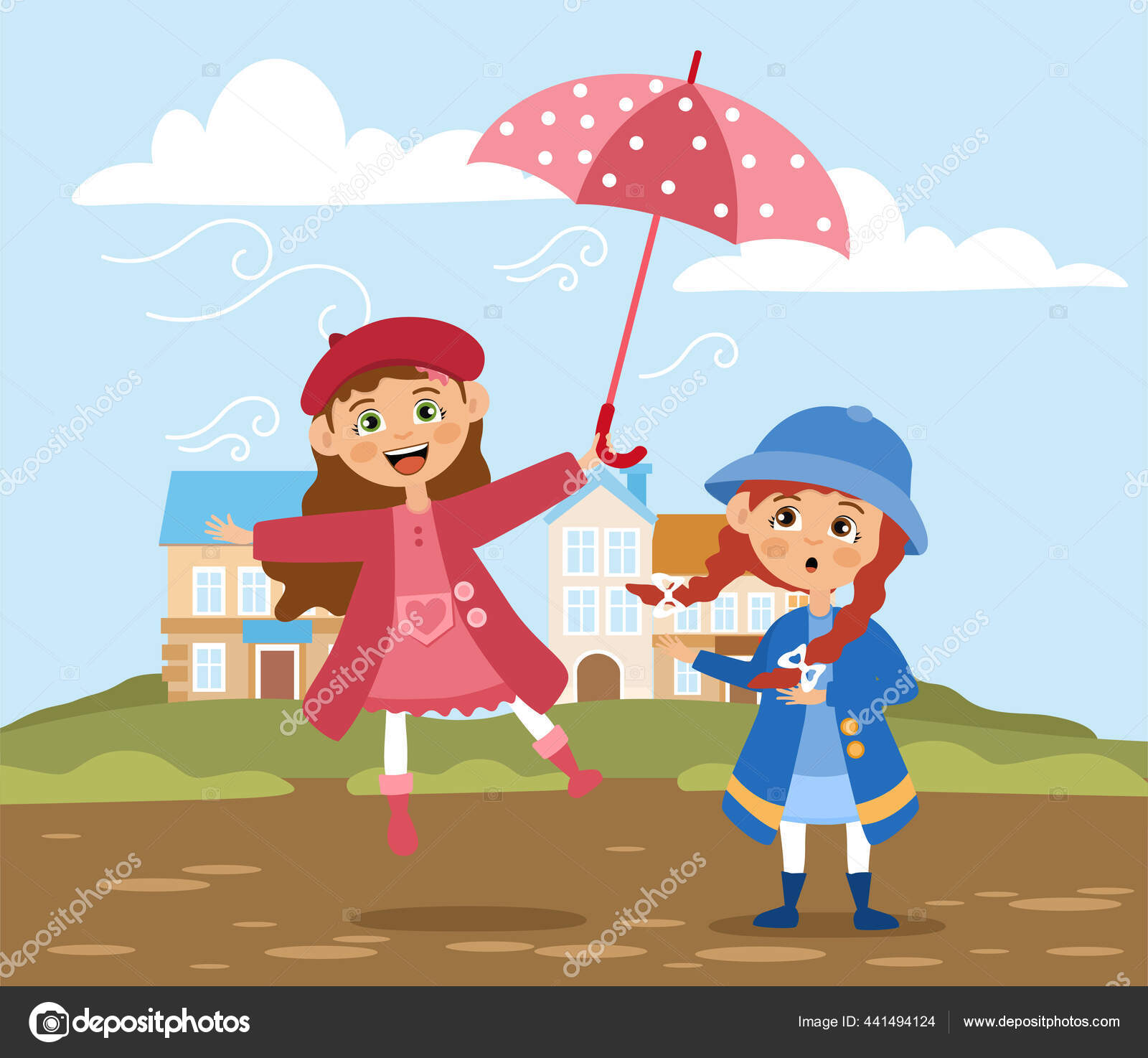 Windy Day Pictures For Children