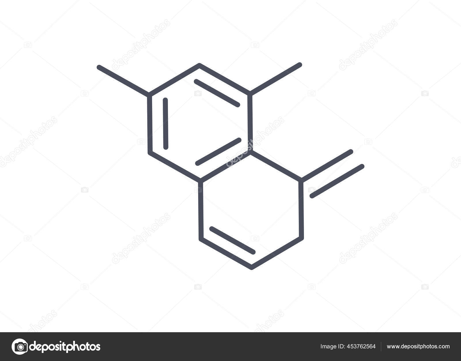 Fórmula molecular o diagrama estructural que muestra un compuesto ...
