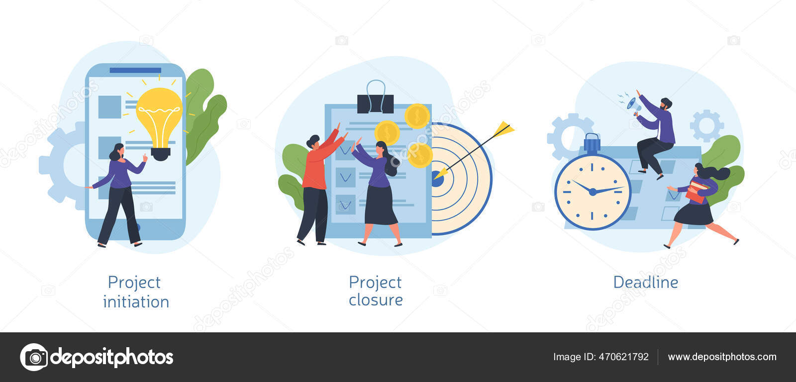 Project lifecycle concept Stock Vector by ©mentalmind #470621792
