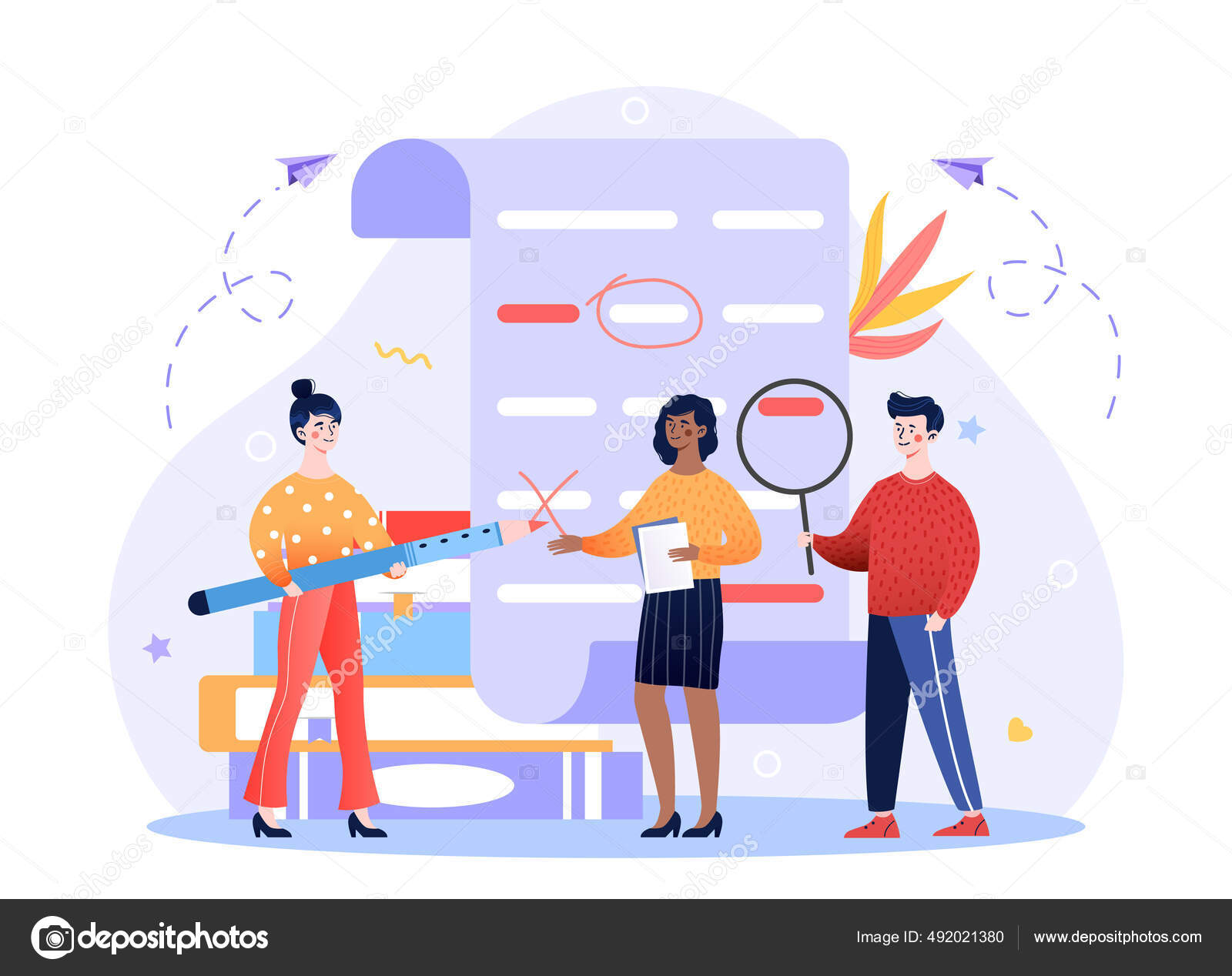 English Grammar Examination concept Stock Vector by ©mentalmind #492021380