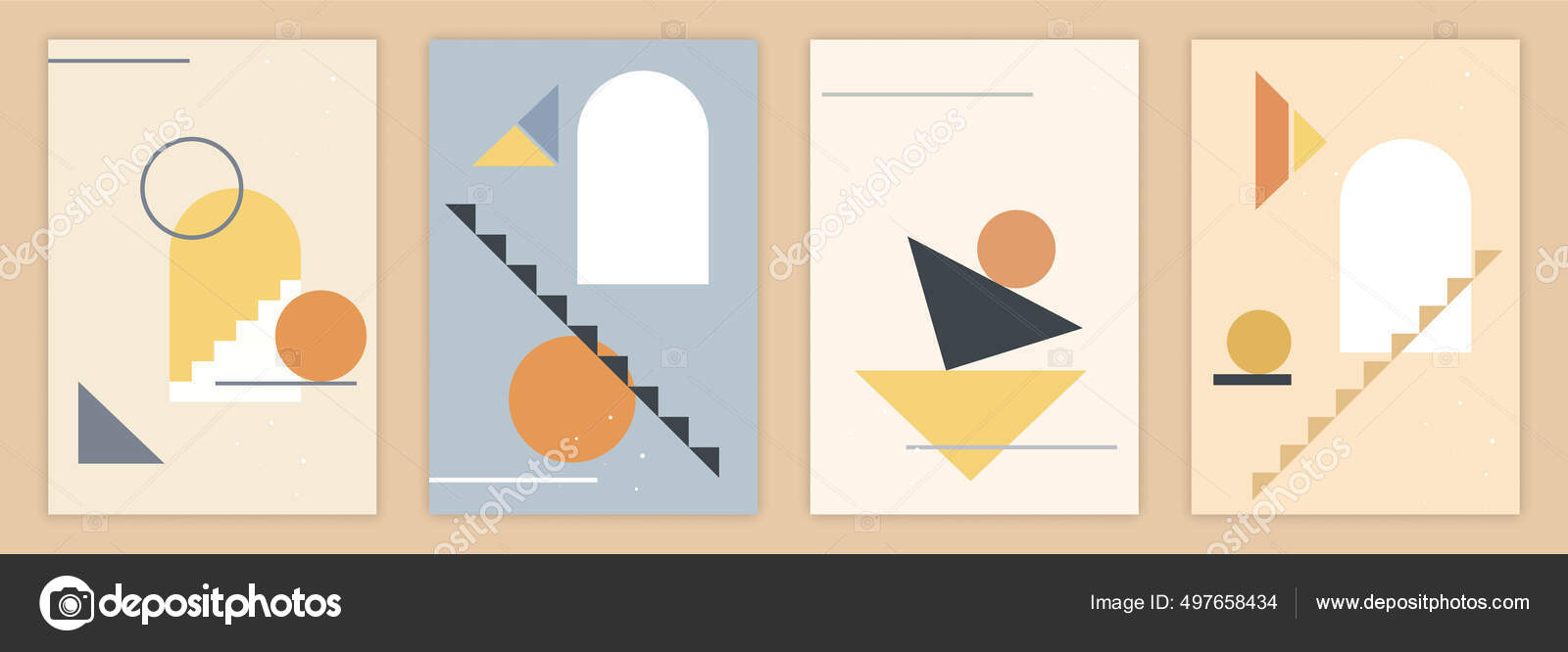 Collection of contemporary art posters Stock Vector by ©mentalmind ...