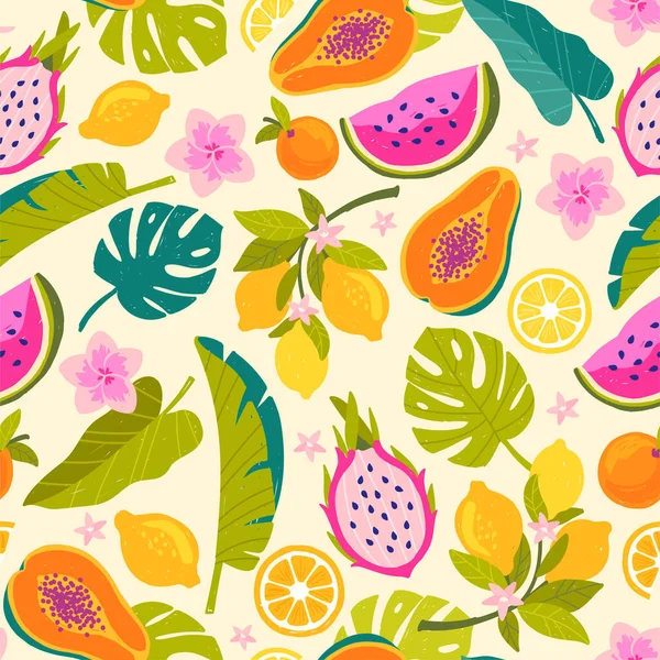Frutas de verano imágenes de stock de arte vectorial | Depositphotos