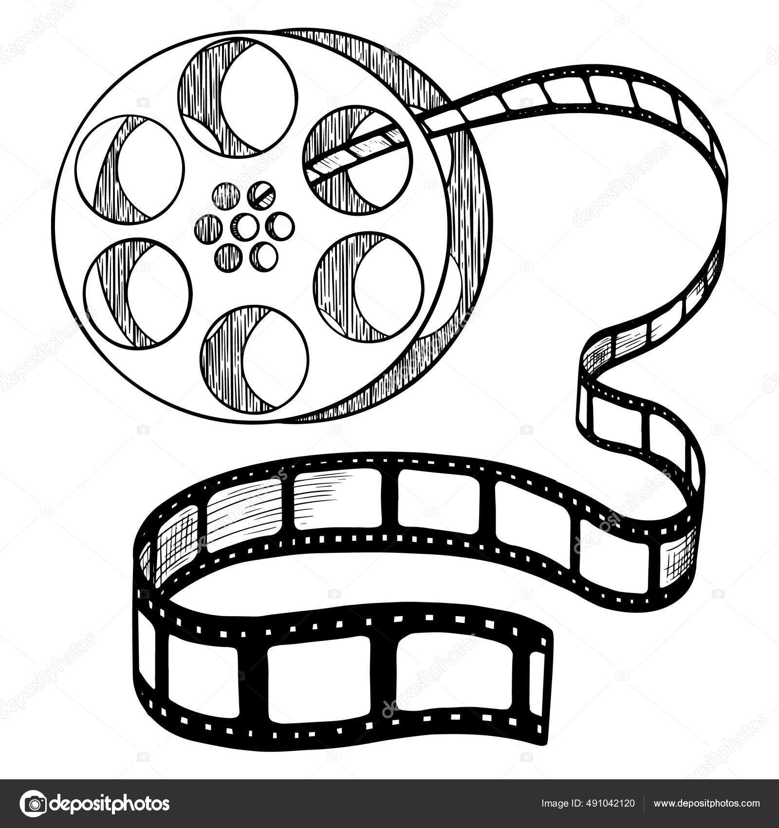 Movie Film Drawing
