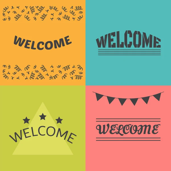 Welcome Back Decorative Lettering Text Stock Illustration Download