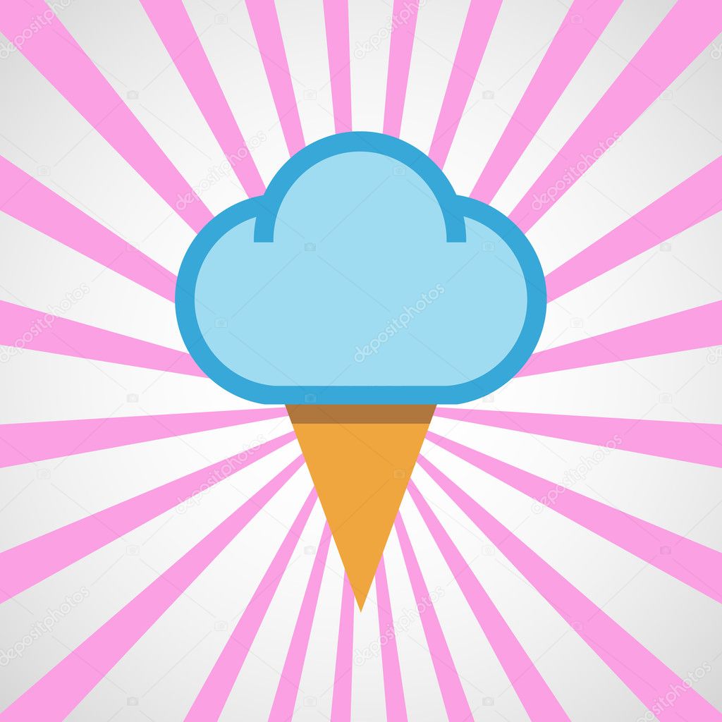 Icon ice cream isolated on white background Stock Vector by ©Gaisonok ...