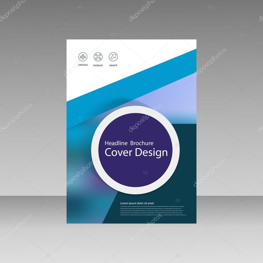 Vector brochure, magazine, cover design, poster template Stock Vector ...