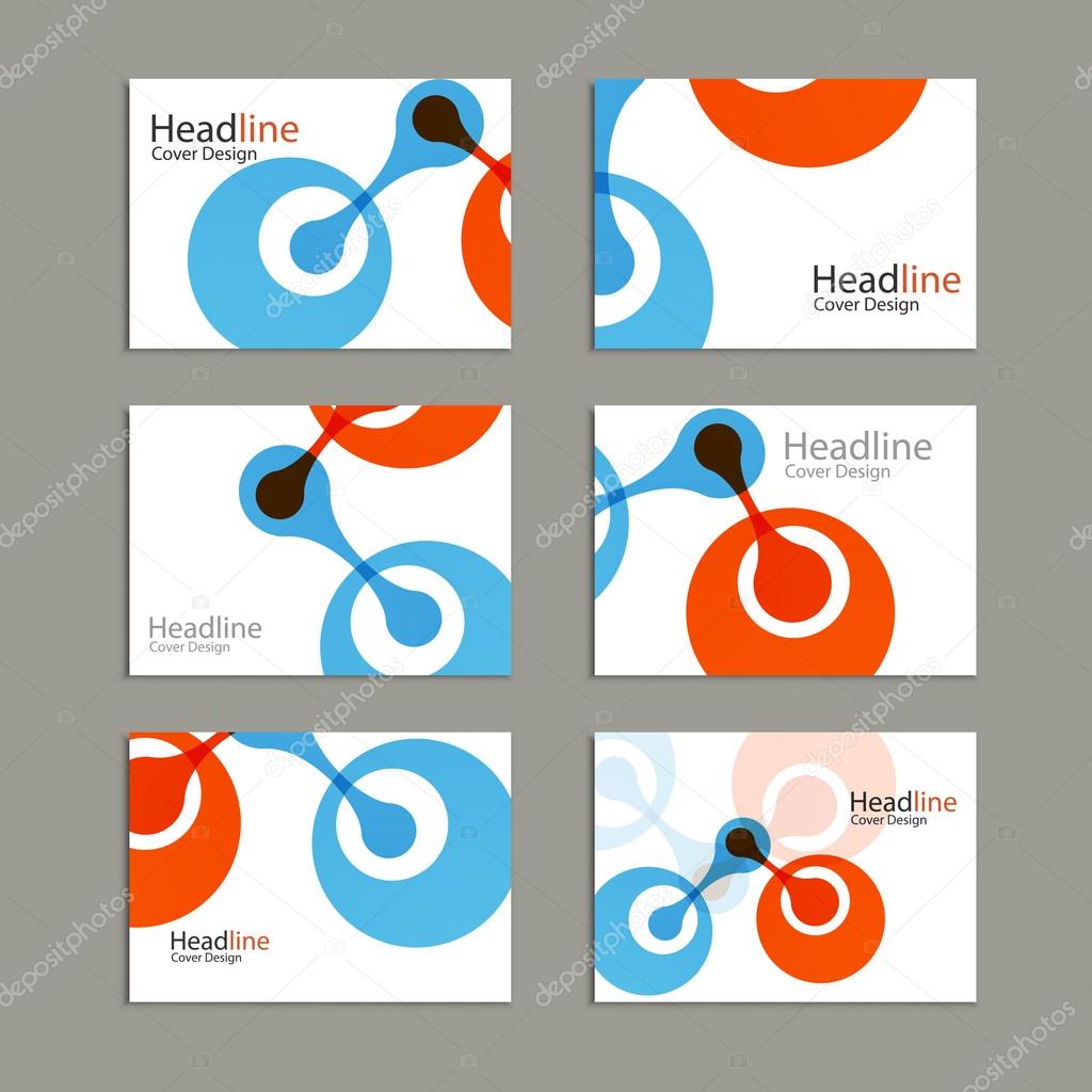 Molecule atom design template. Vector background Stock Vector Image by ...