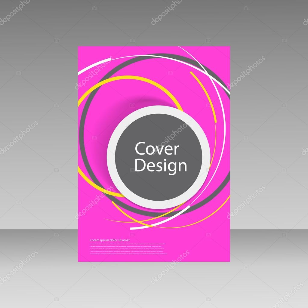 Abstract line circle design brochure template Stock Vector by ©Gaisonok ...