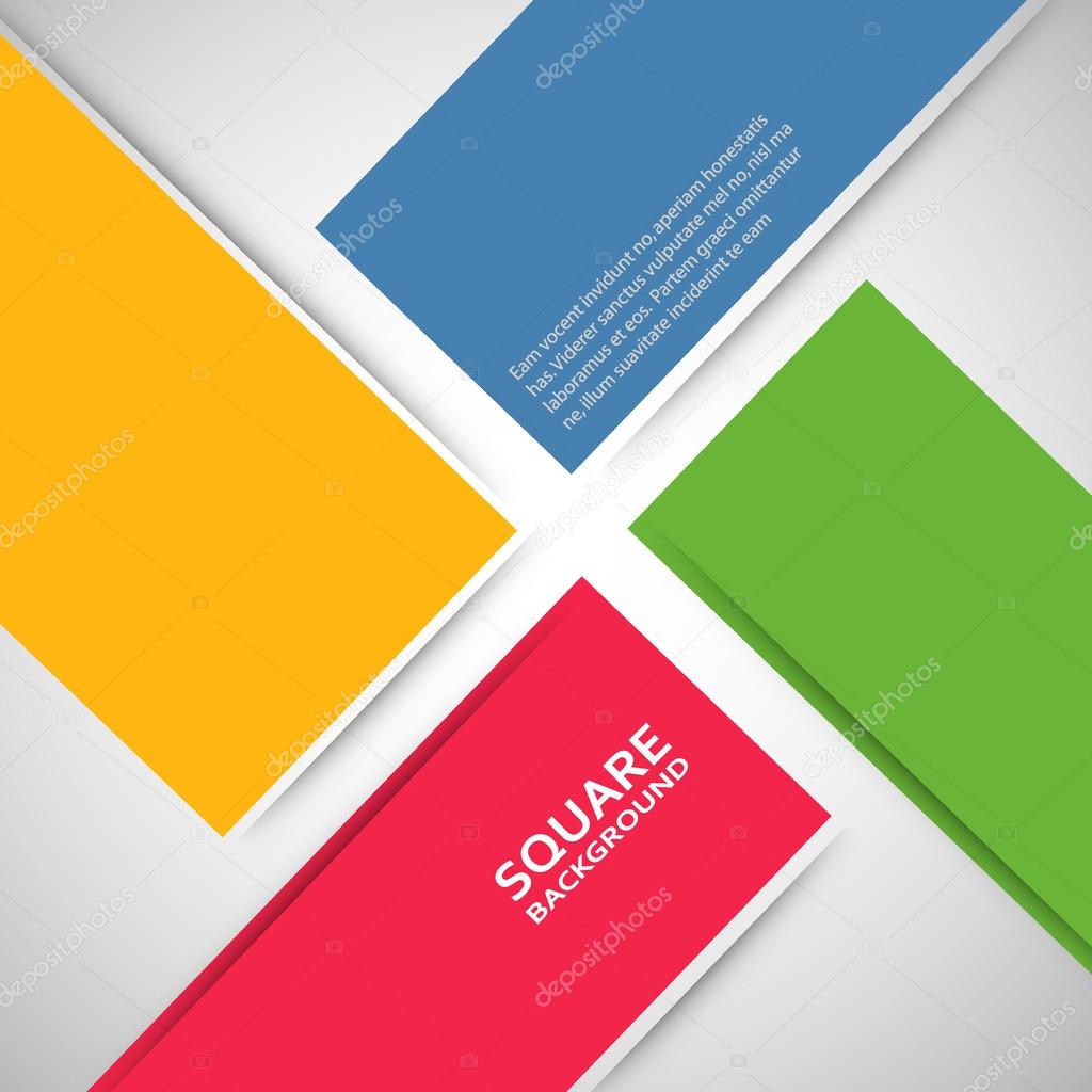 Large colored boxes with blank space for text Stock Vector Image by ...