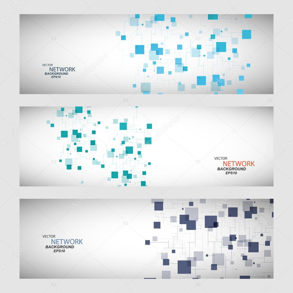 Vector color network connection and DNA atom Stock Vector Image by ...