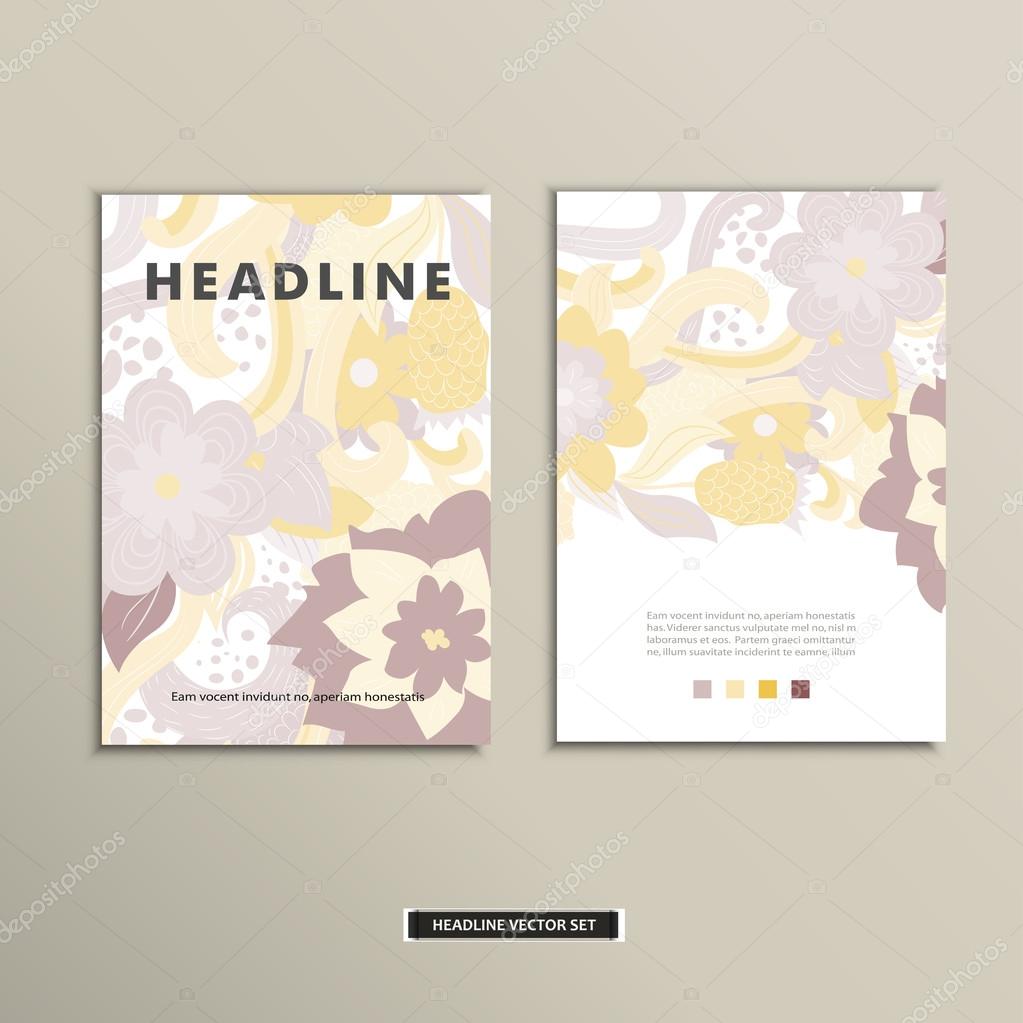 Book cover with flowers. Stock Vector by ©Gaisonok 62988823