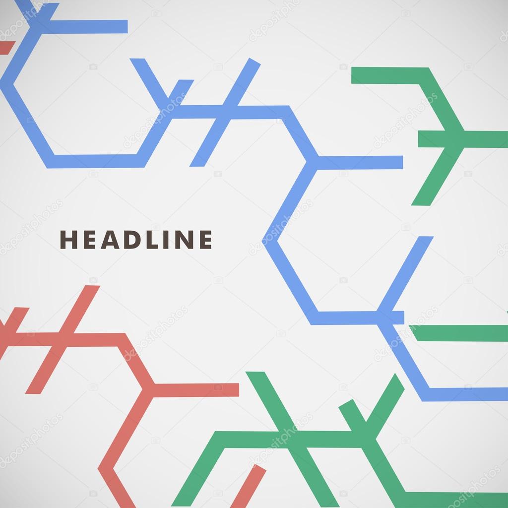 Colored broken lines background Stock Vector Image by ©Gaisonok #62988999