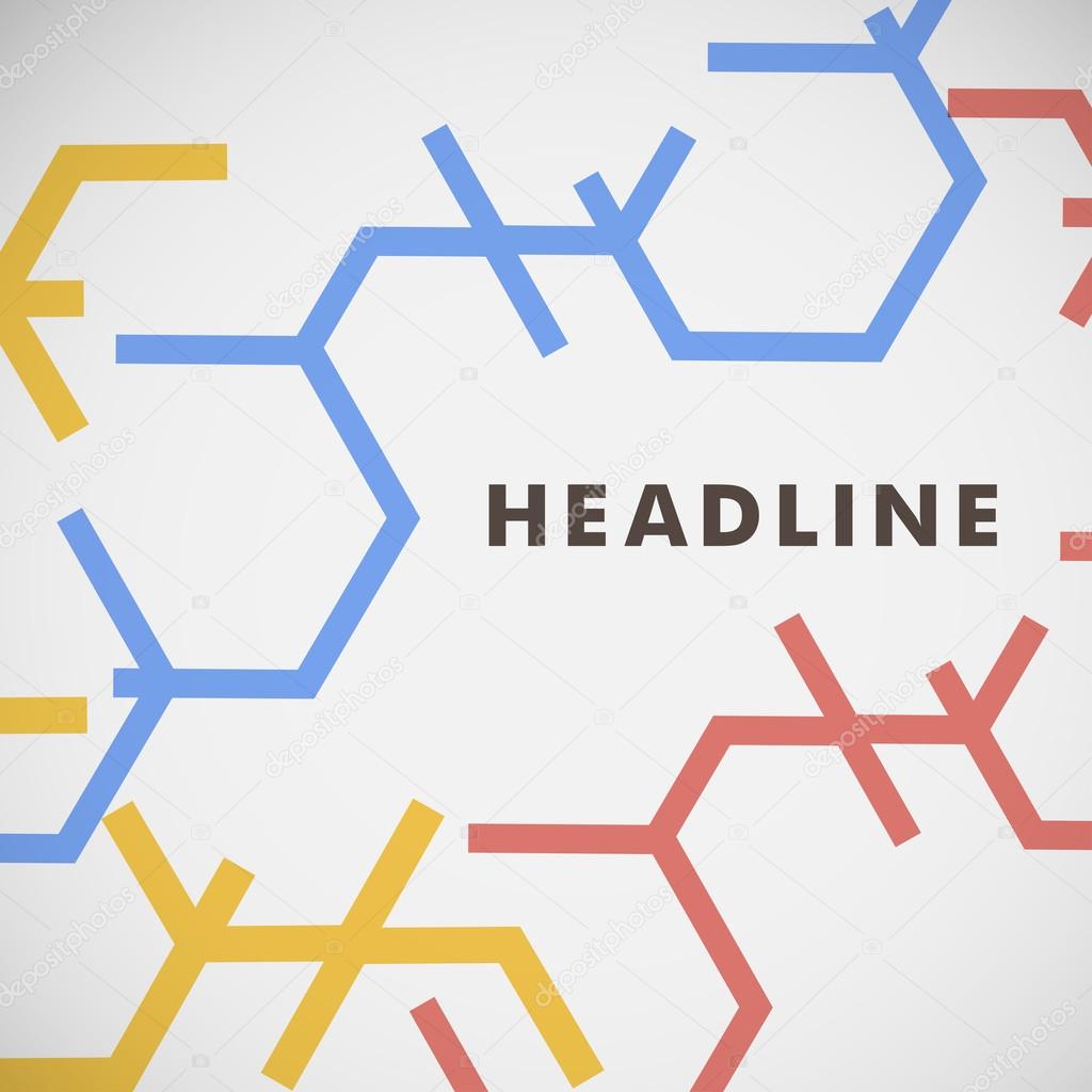 Colored broken lines background Stock Vector by ©Gaisonok 62990339