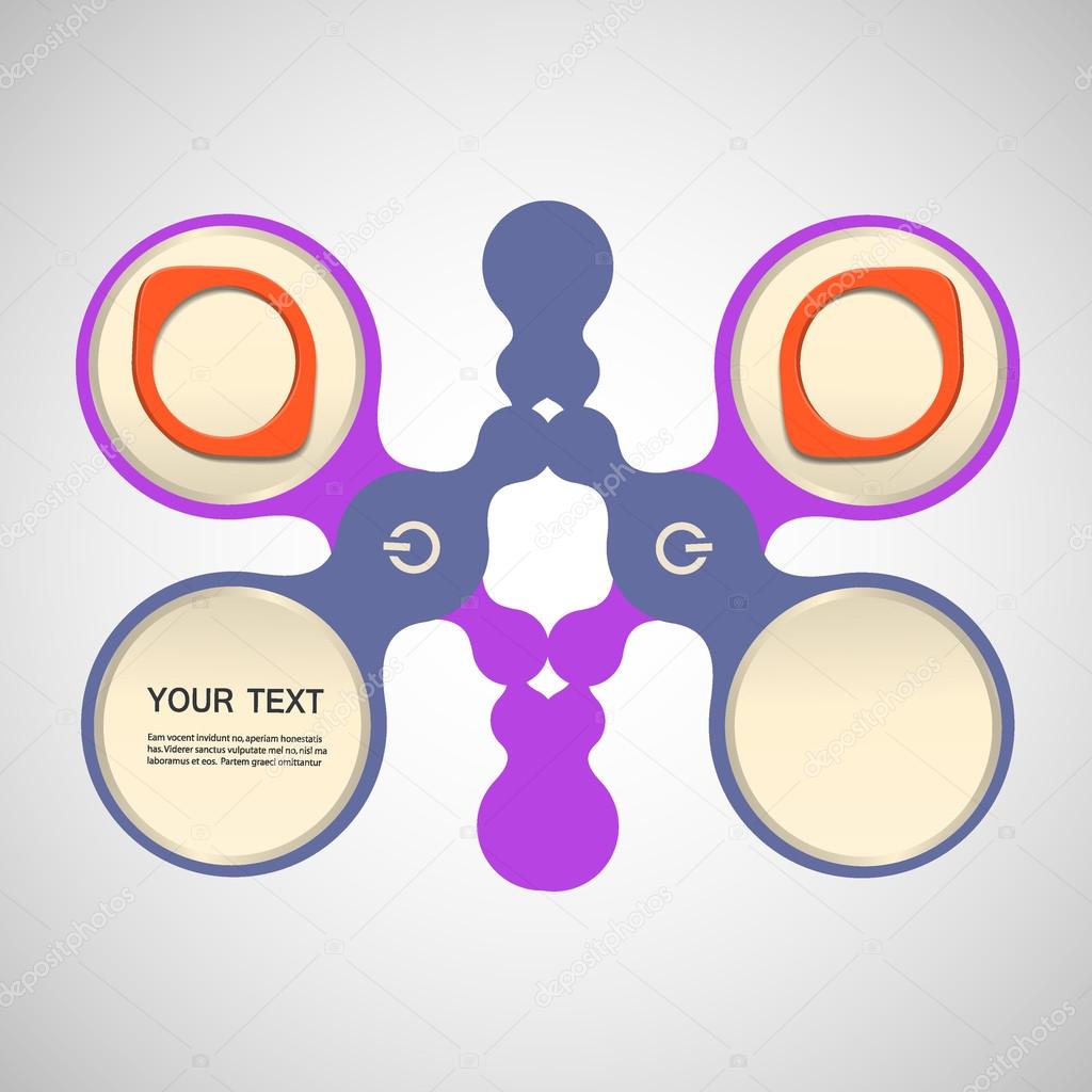 Abstract form infographics Stock Vector Image by ©Gaisonok #62990863