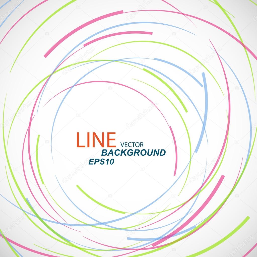 Color line and circle background Stock Vector Image by ©Gaisonok #69234021