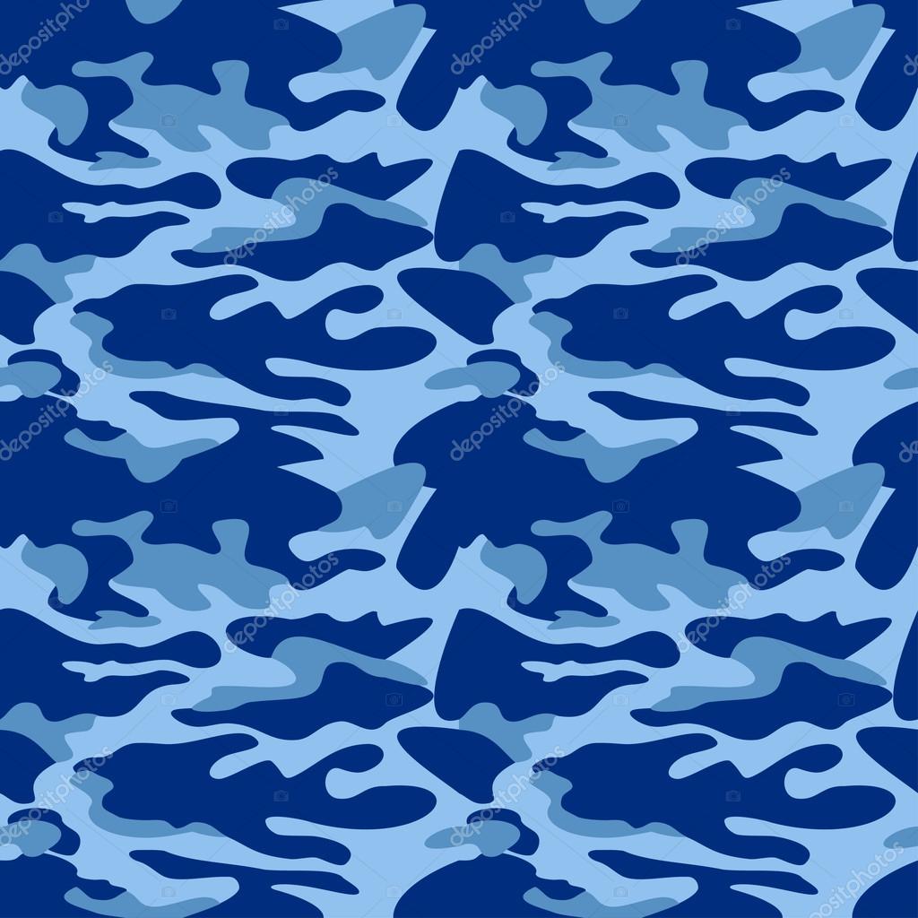 Camouflage pattern background seamless vector illustration. Classic ... Camouflage pattern background seamless vector illustration. Classic ...