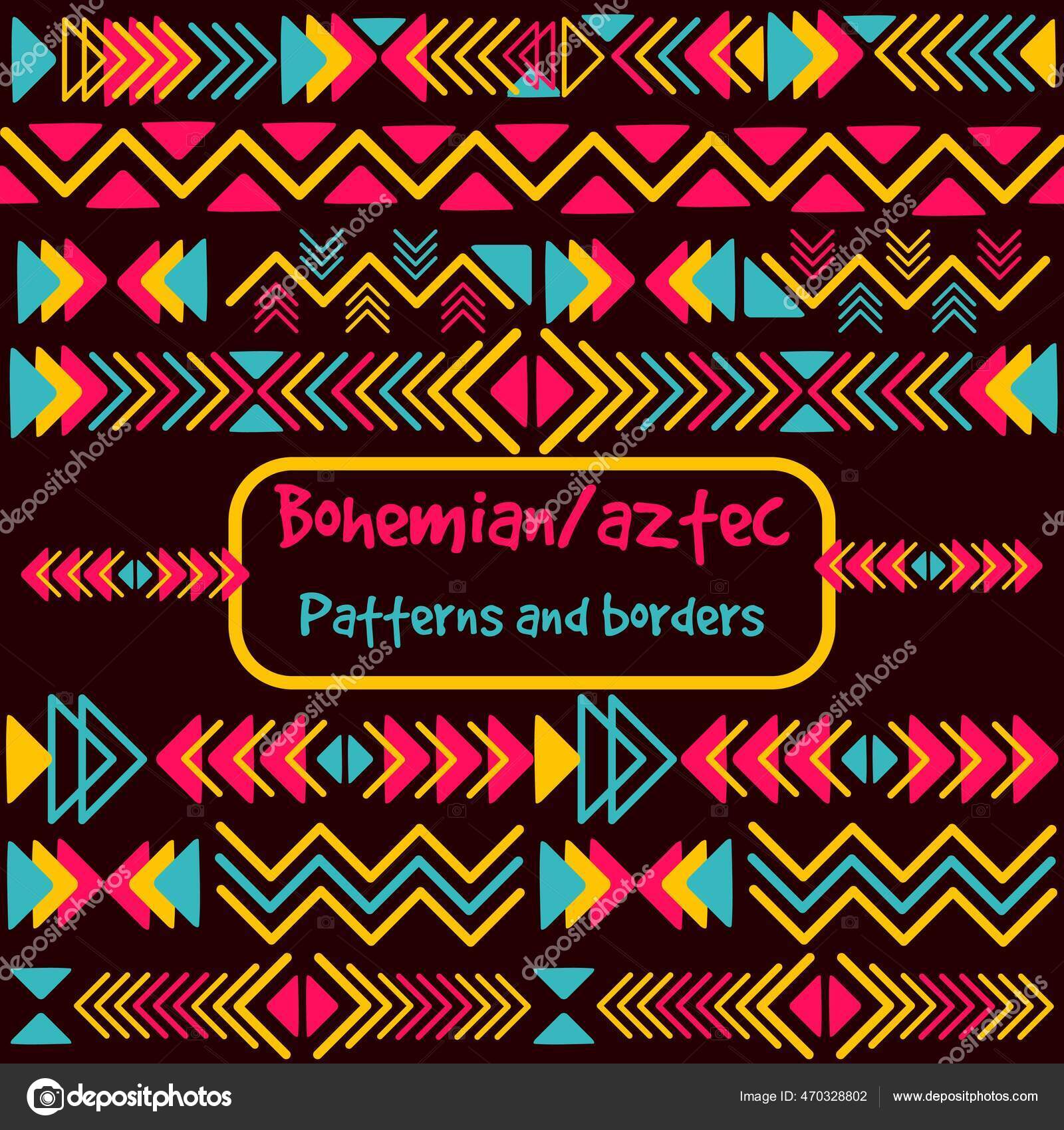 Mayan Border Patterns