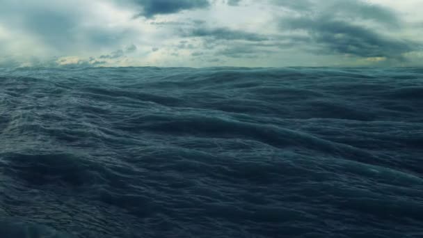 Fly over ocean waves — Stock Video © arsenyg #76329359