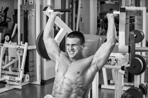 Strong performing physical exercises - Stock Image - Everypixel