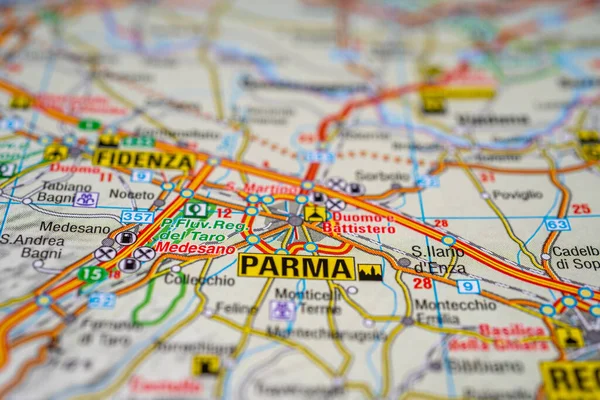 Parma Europe Map Stock Photo by ©aallm 466932024