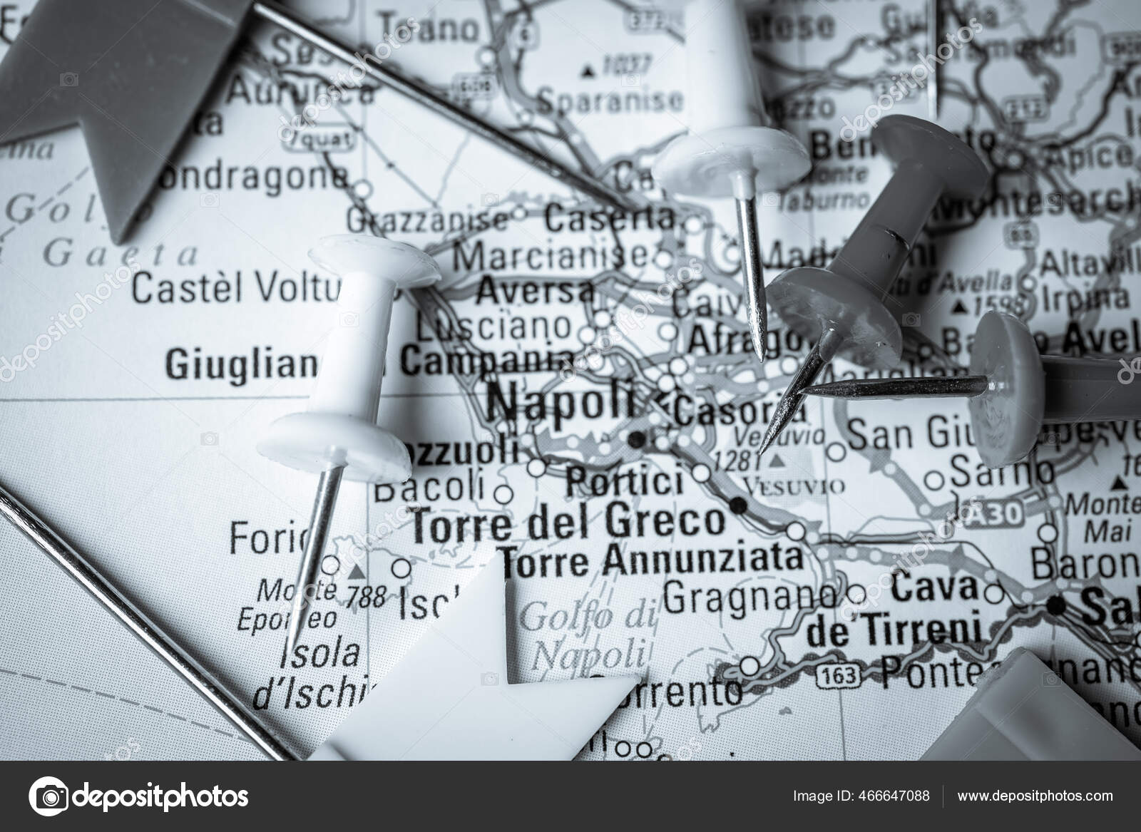 Napoli Europe Map Stock Photo by ©aallm 466647088