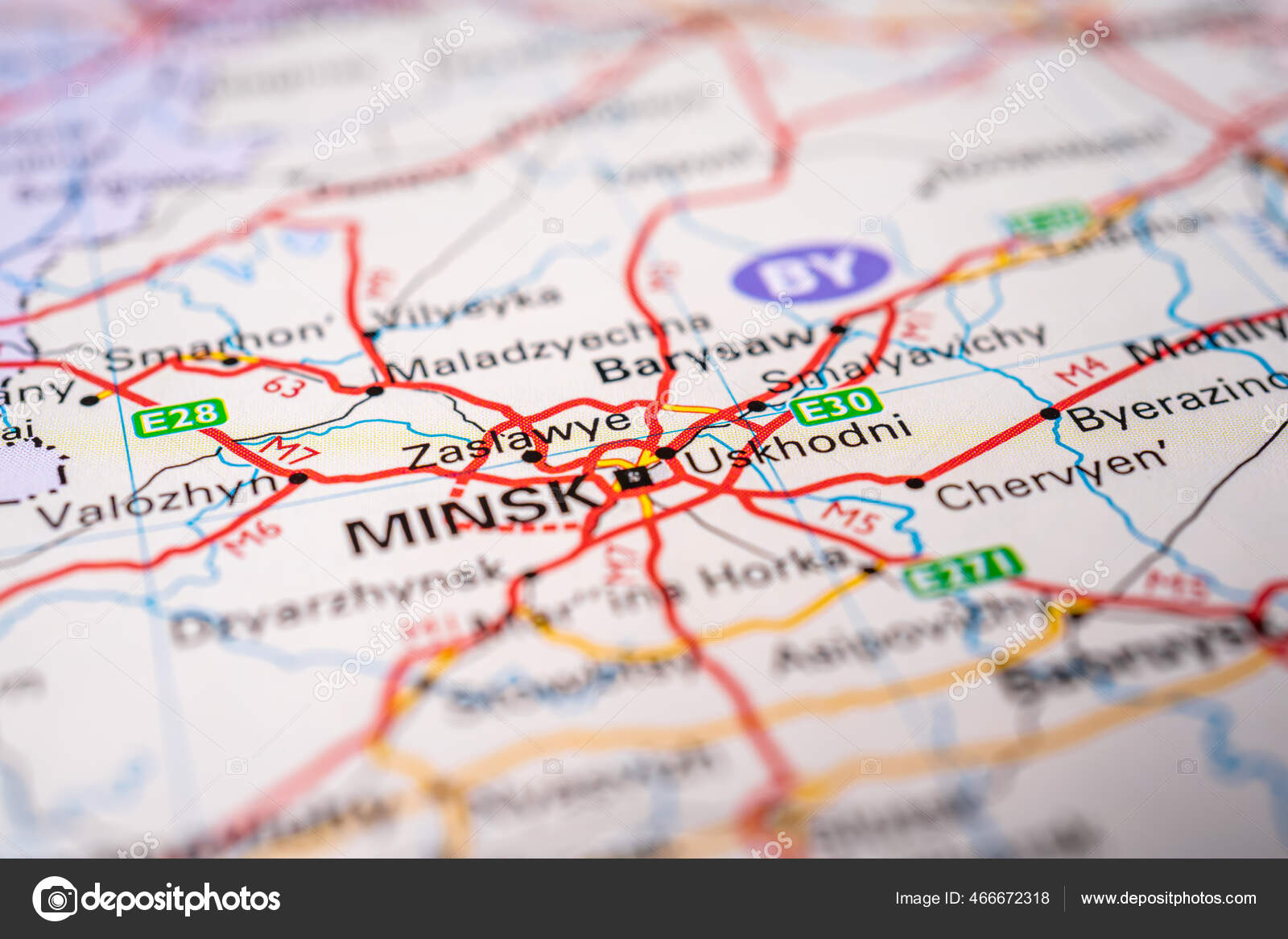 Minsk Europe Map