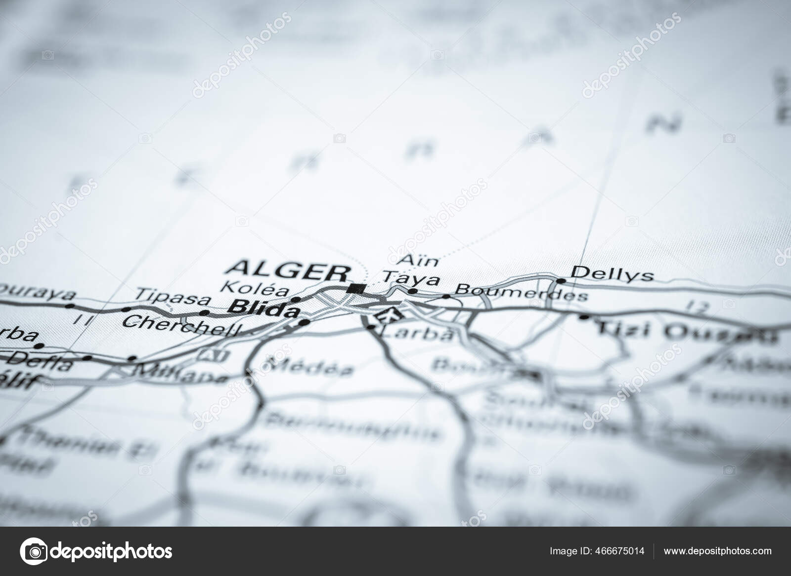 Alger Map Background — Stock Photo © aallm #466675014