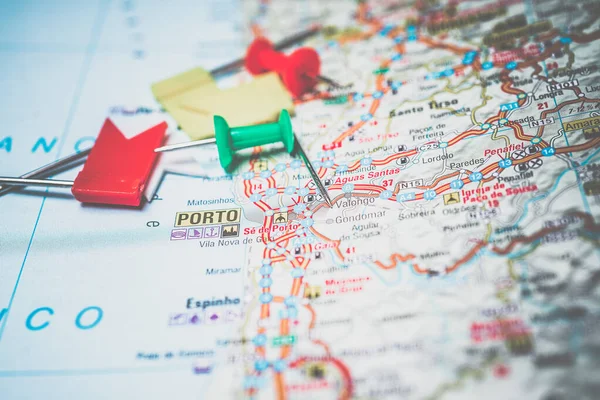 Porto Europe Map — Stock Photo © aallm #466931162
