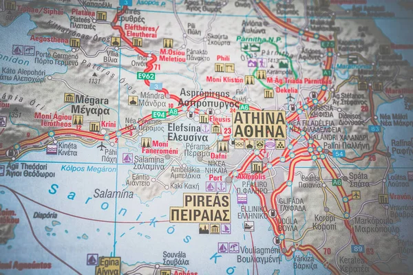 Athina Europe Map Stock Photo by ©aallm 466932612