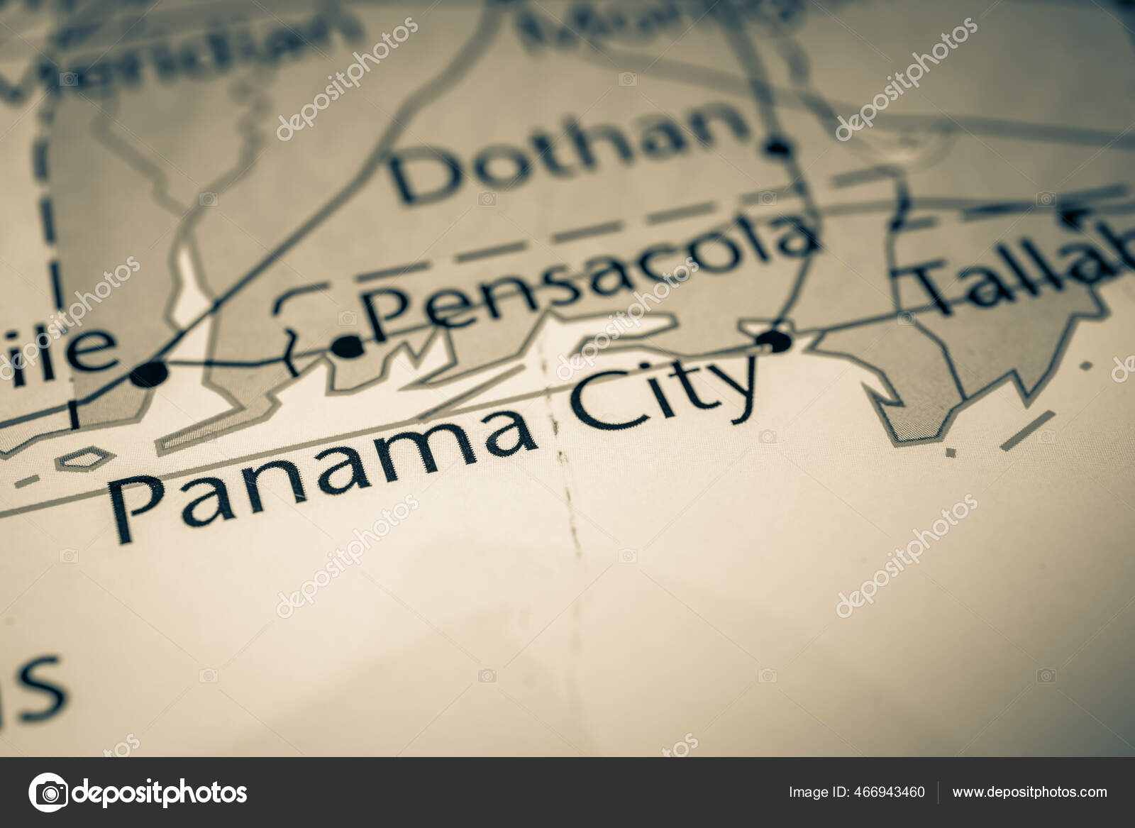 Florida Map Usa — Stock Photo © aallm #466943460