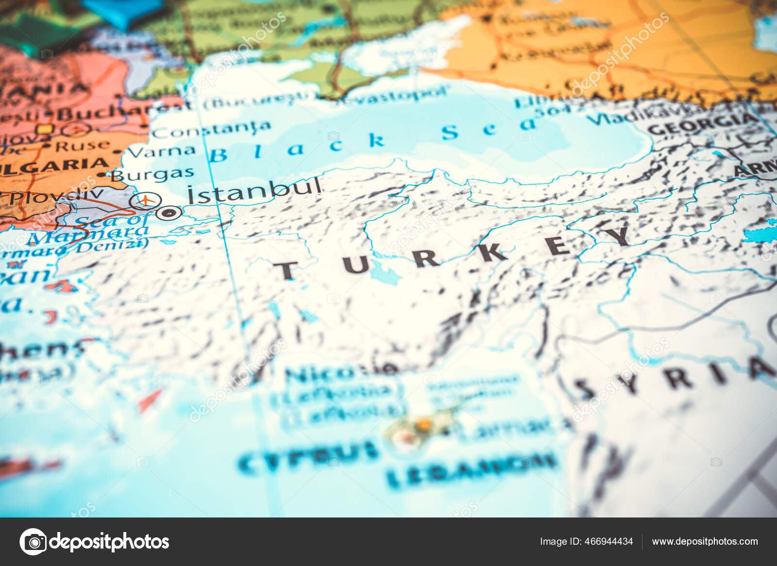 Turkey On Map Of Europe