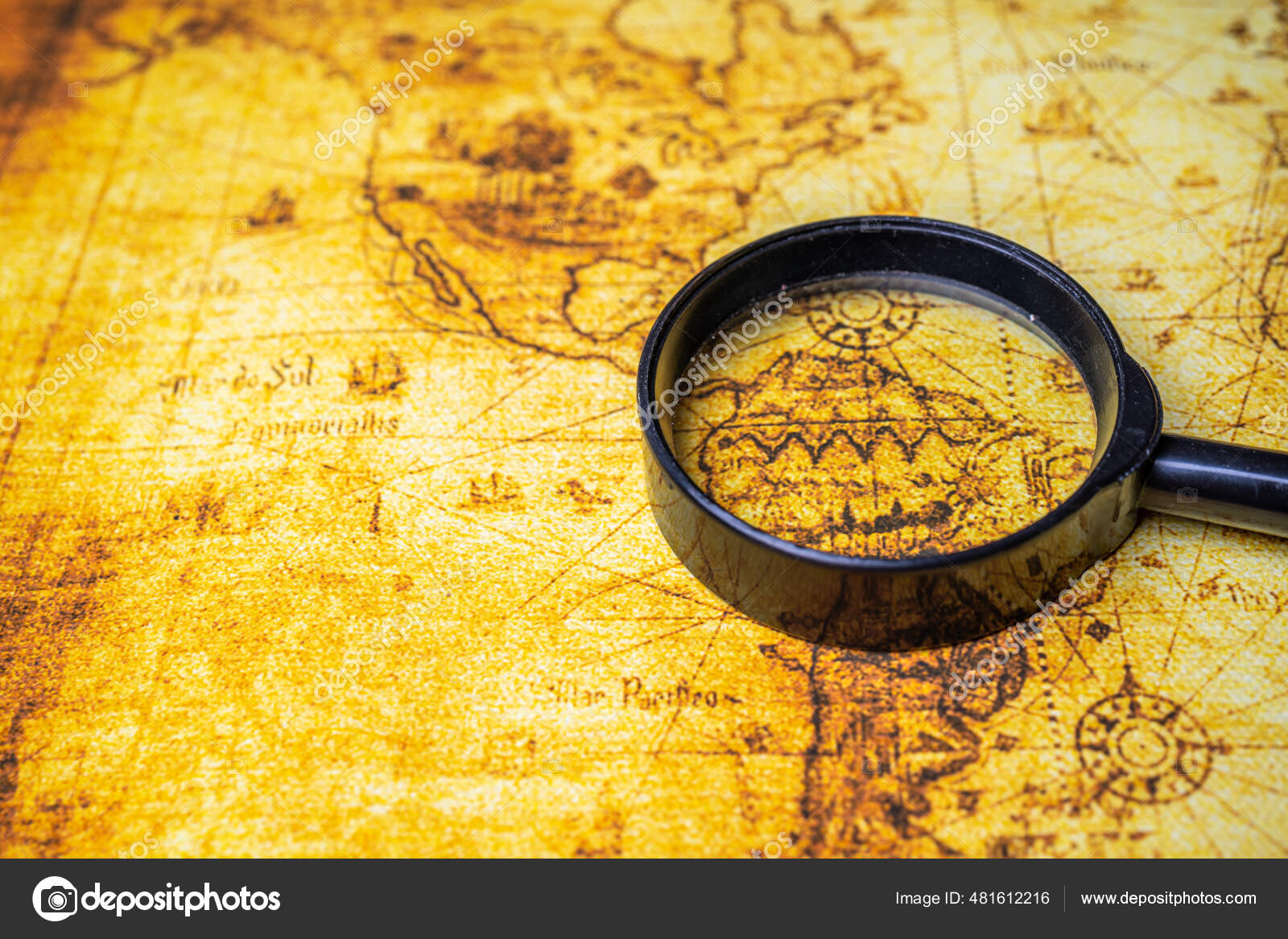 Retro Old Map Background Texture — Stock Photo © aallm #481612216