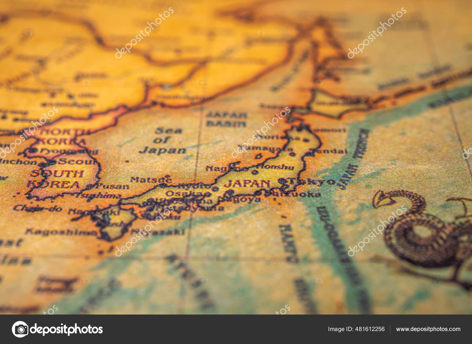 Japan Map Background Stock Photo by ©aallm 481612256