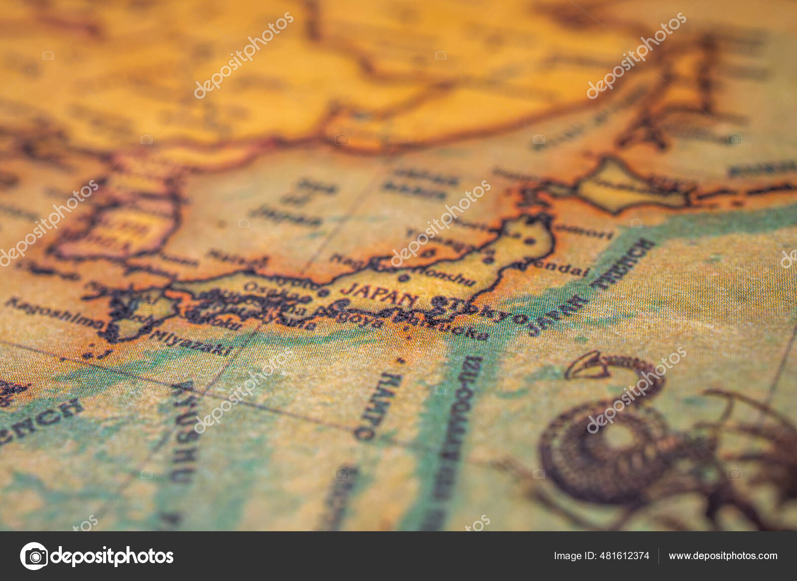 Japan Map Background Stock Photo by ©aallm 481612374