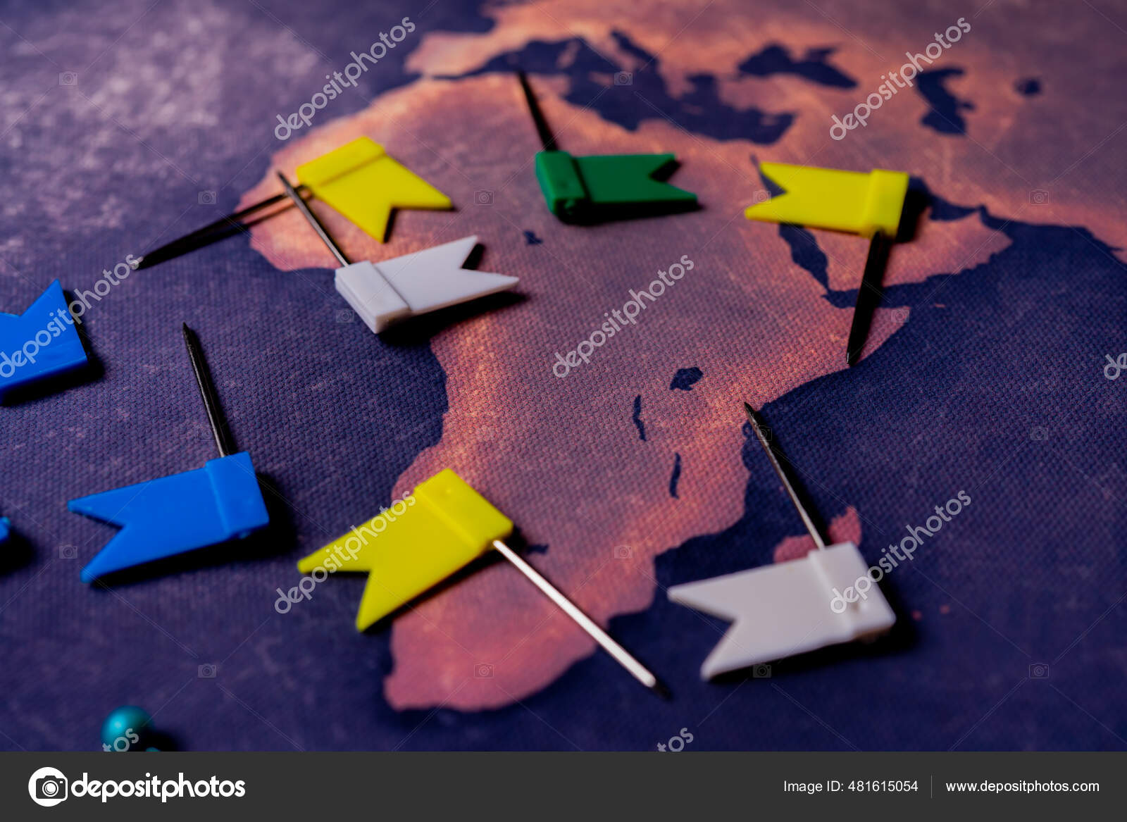Schematic Map World Stock Photo by ©aallm 481615054