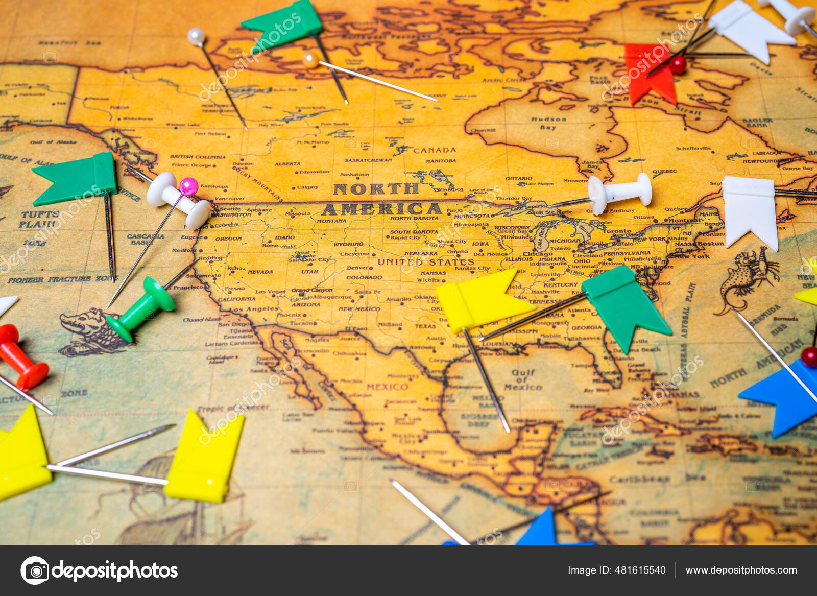 North America Map Background Stock Photo by ©aallm 481615540
