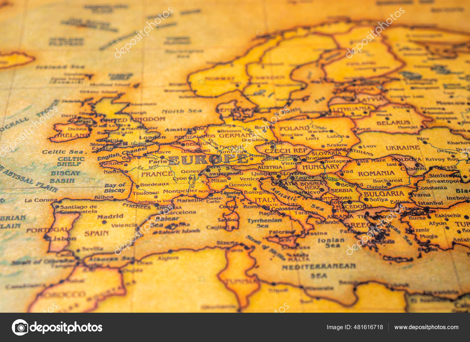 Europe Map World Stock Photo by ©aallm 481616718