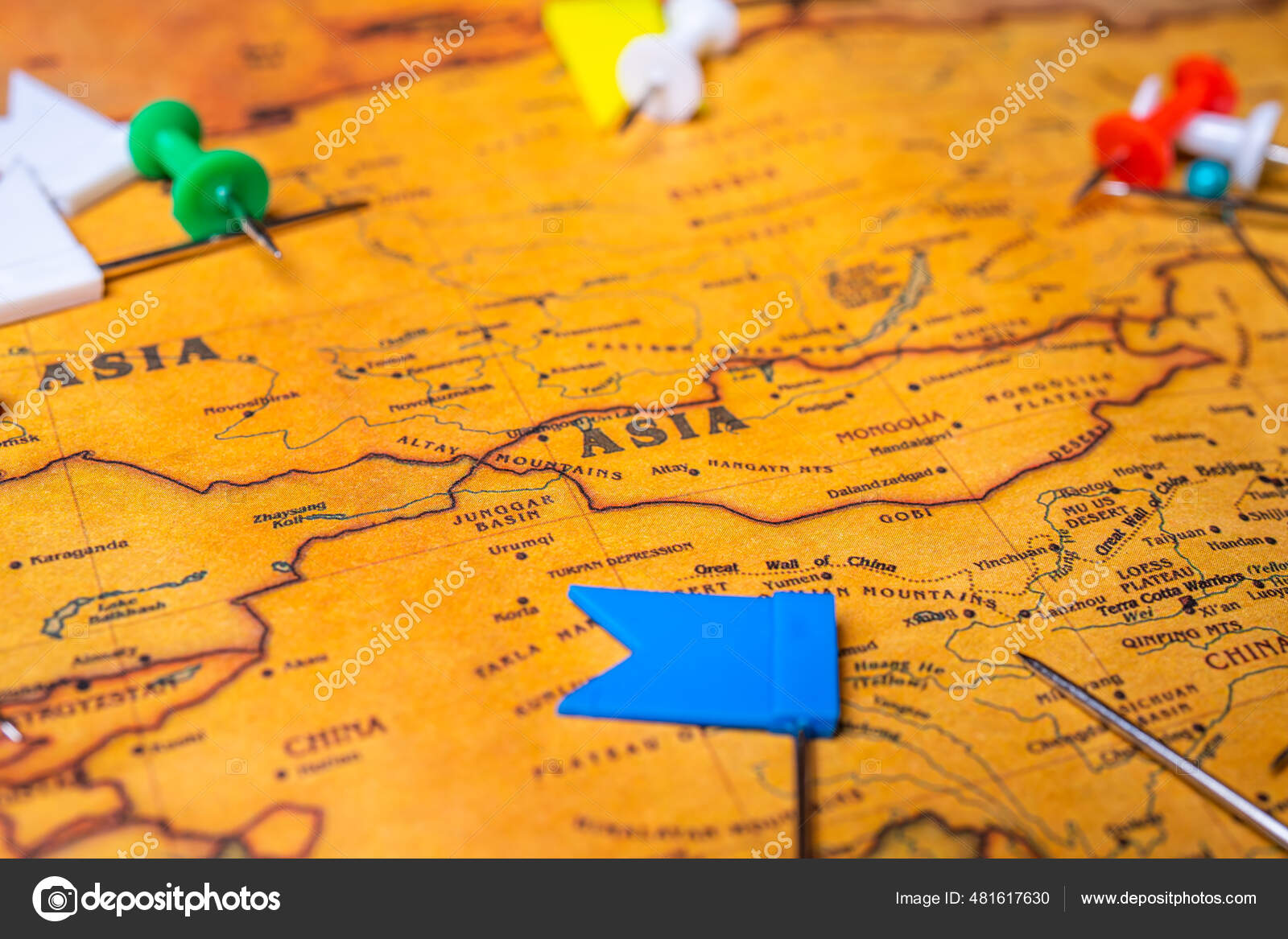 Asia Map Background Texture — Stock Photo © aallm #481617630