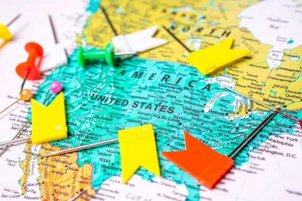 North America Map Travel Background Texture Stock Photo by ©aallm 481640158