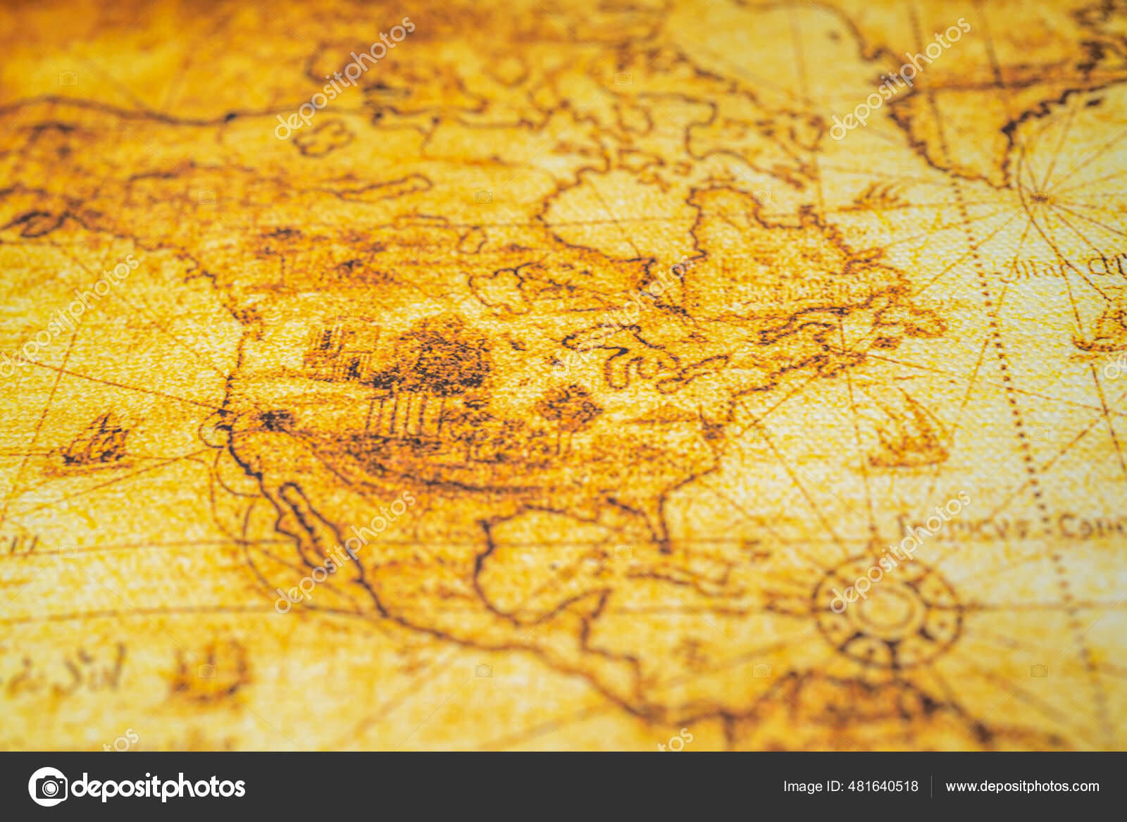 Old Map Background Texture