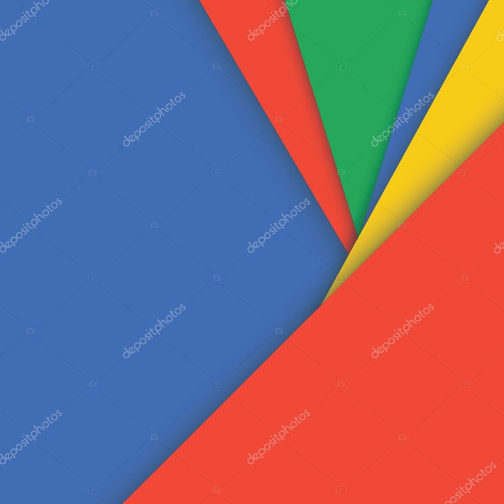 Material Design Abstract Vector Background In Colorful Playful Style Stock Vector Image By