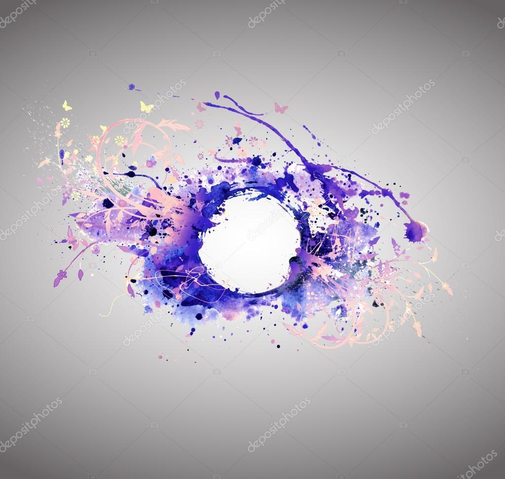 Background of abstract spray paint. Watercolor background. Stock Vector ...